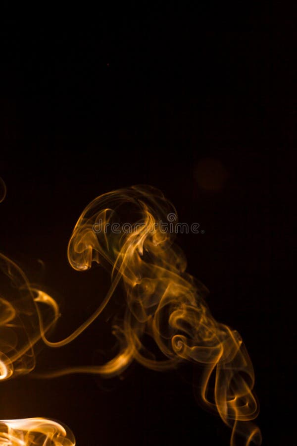 Gold smoke stock photo. Image of effect, fire, curve - 40755996