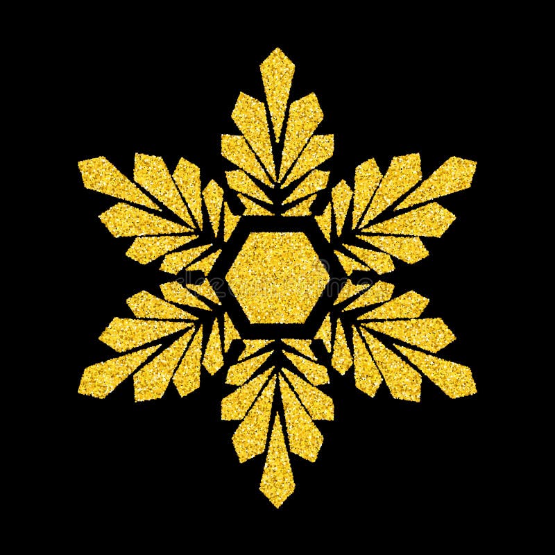 Gold snowflake on white stock vector. Illustration of rich - 83486672