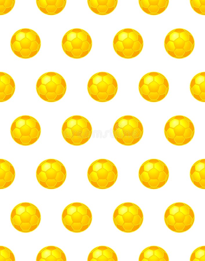 Gold Soccer Ball Pattern Stock Illustrations – 965 Gold Soccer Ball ...