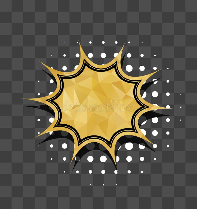 Star Bubble Comic Style Vector Duddle Illustration. Stock Vector ...