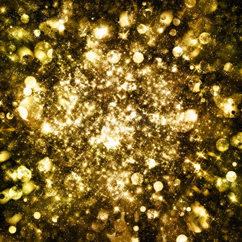 Gold Sparkle Glitter Background Stock Image - Image of decoration ...
