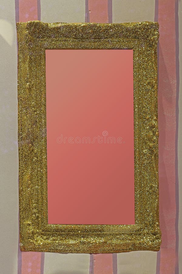 Gold sparkling frame stock image. Image of shiny, abstract - 278084225