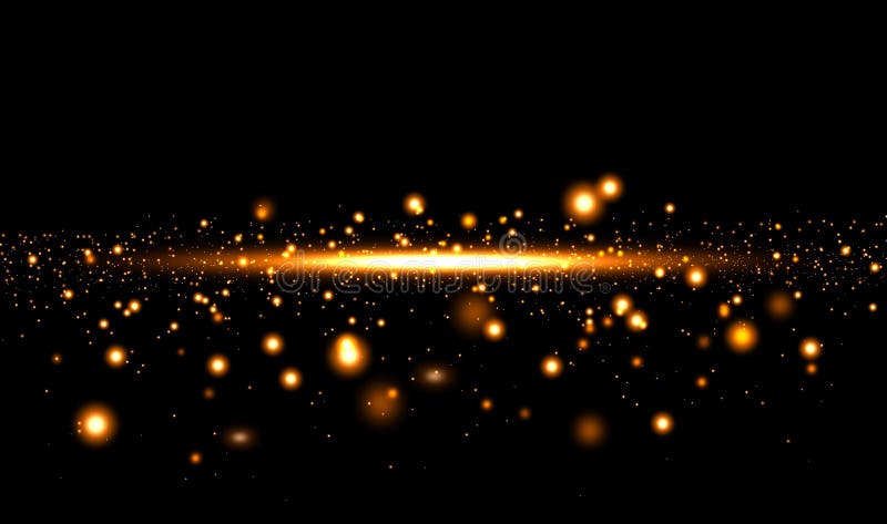 Gold Sparkling Glitter Light Wave, Sparkling Particles Shine Flow with ... Gold Sparkling Glitter Light Wave, Sparkling Particles Shine Flow with ...