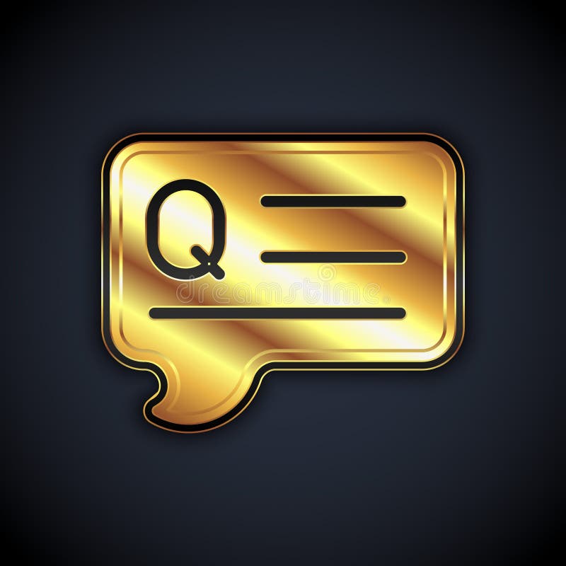 Gold Speech Bubbles Stock Illustrations – 650 Gold Speech Bubbles Stock ...