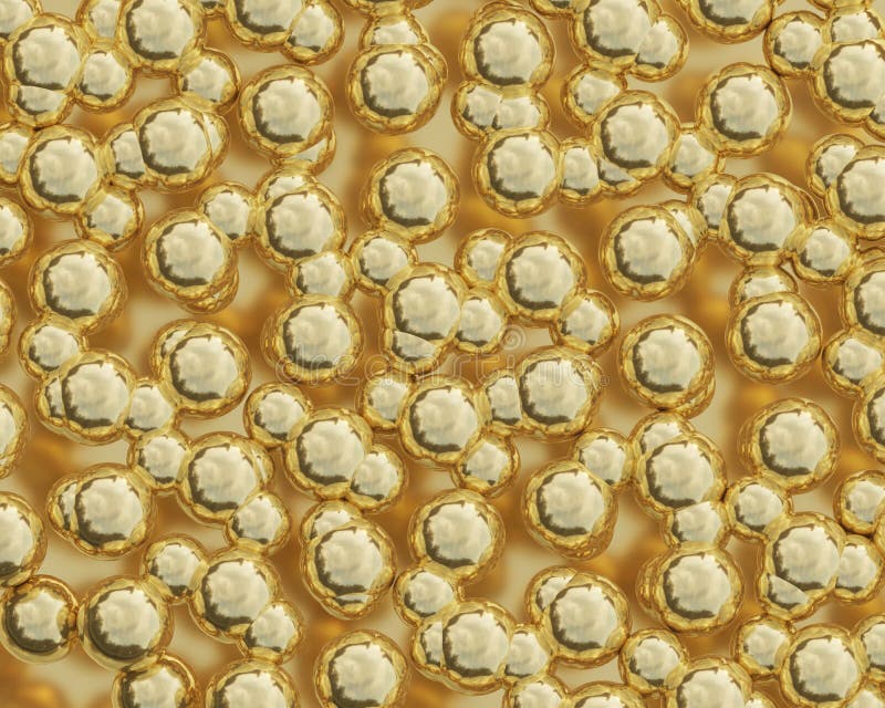 Gold spheres background stock illustration. Illustration of golden ...