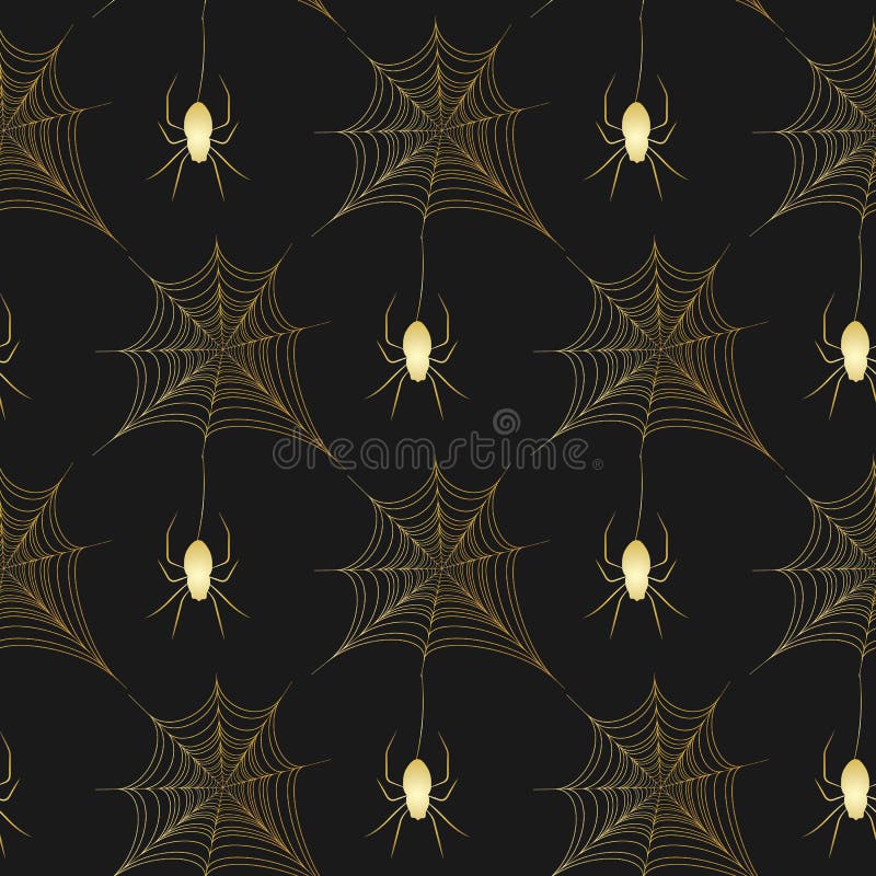 Gold Spiderweb Stock Illustrations – 428 Gold Spiderweb Stock ...