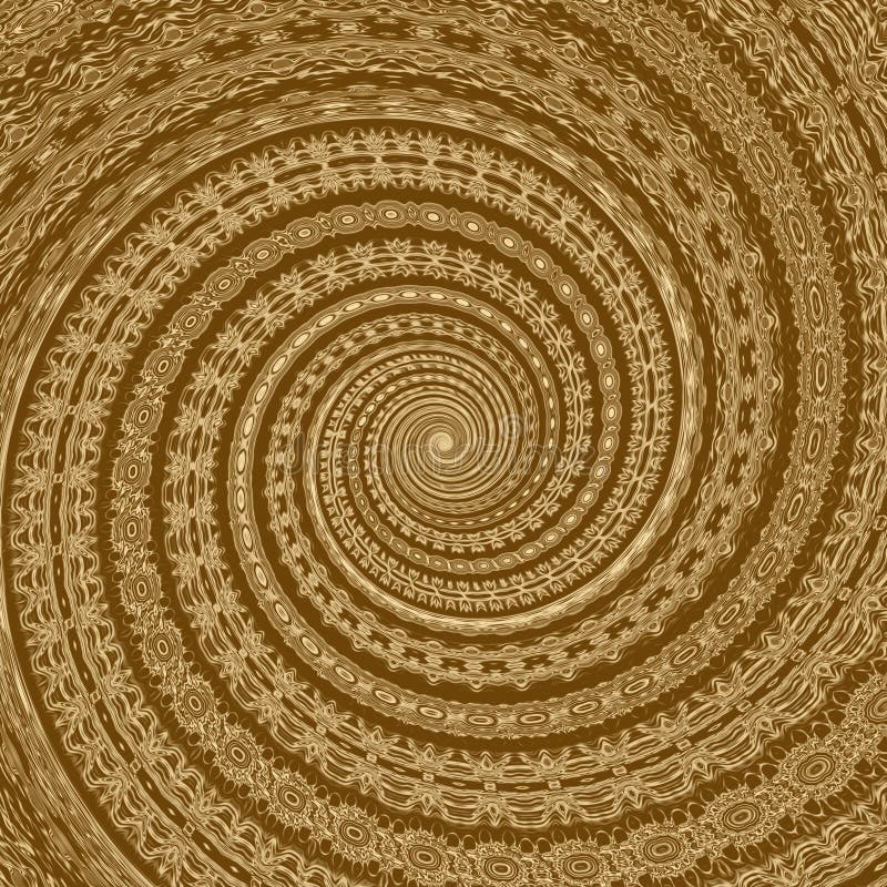 Gold Spiral Abstract Background and Swirl Wallpaper, Decorative Stock ...