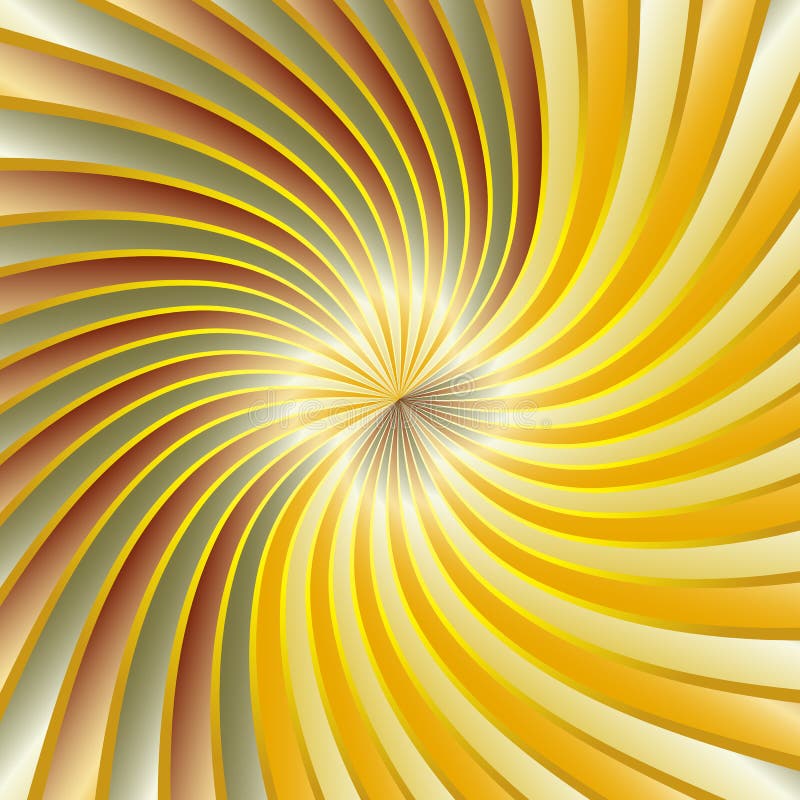 Gold spiral vortex stock vector. Illustration of mystery - 15039249