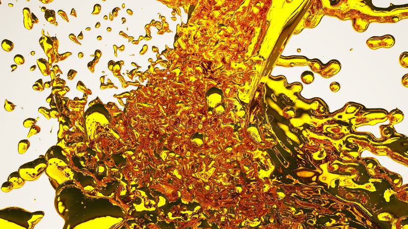 Gold splash water drops stock illustration. Illustration of golden ...