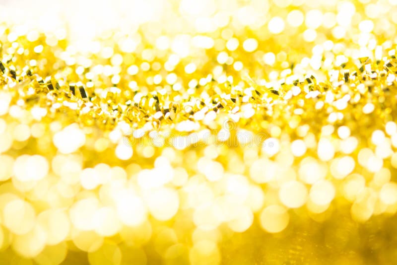 Gold Spring or Summer, Christmas Glittering Background.Holiday a Stock ...