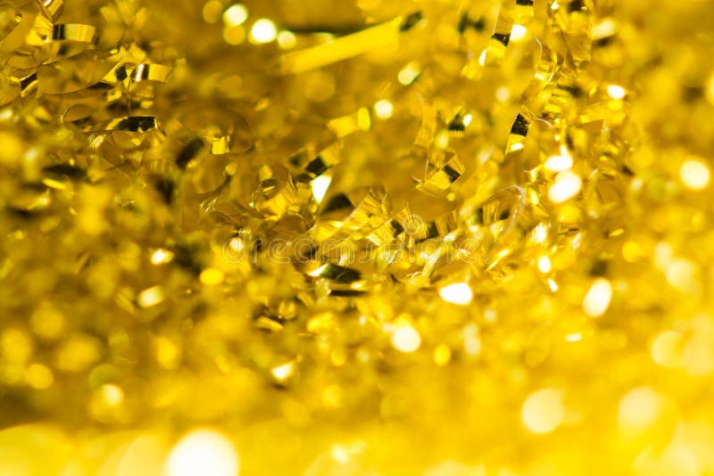 Gold Spring or Summer, Christmas Glittering Background.Holiday a Stock ...