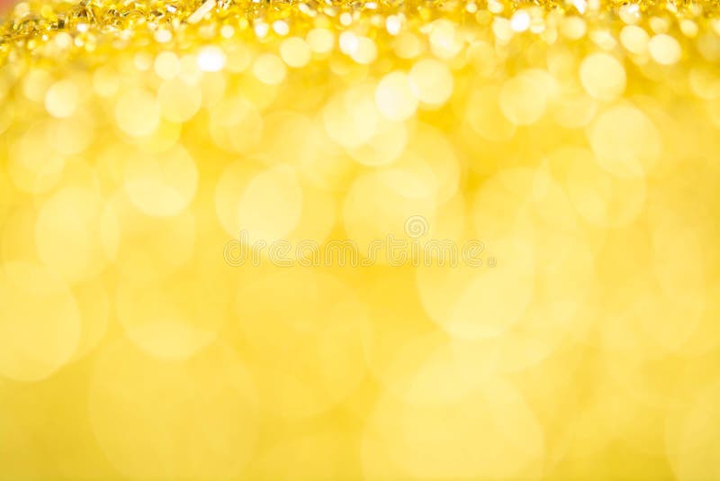 Gold Spring or Summer, Christmas Glittering Background.Holiday a Stock ...
