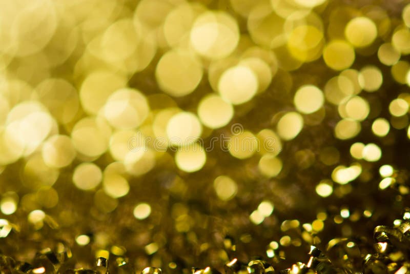 Gold Spring or Summer, Christmas Glittering Background.Holiday a Stock ...