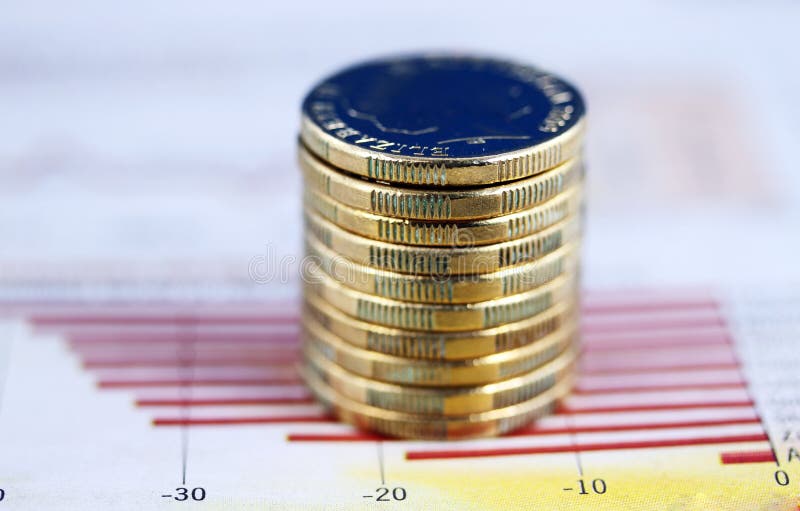 Gold Stack stock image. Image of downturn, invest, economic - 16737873
