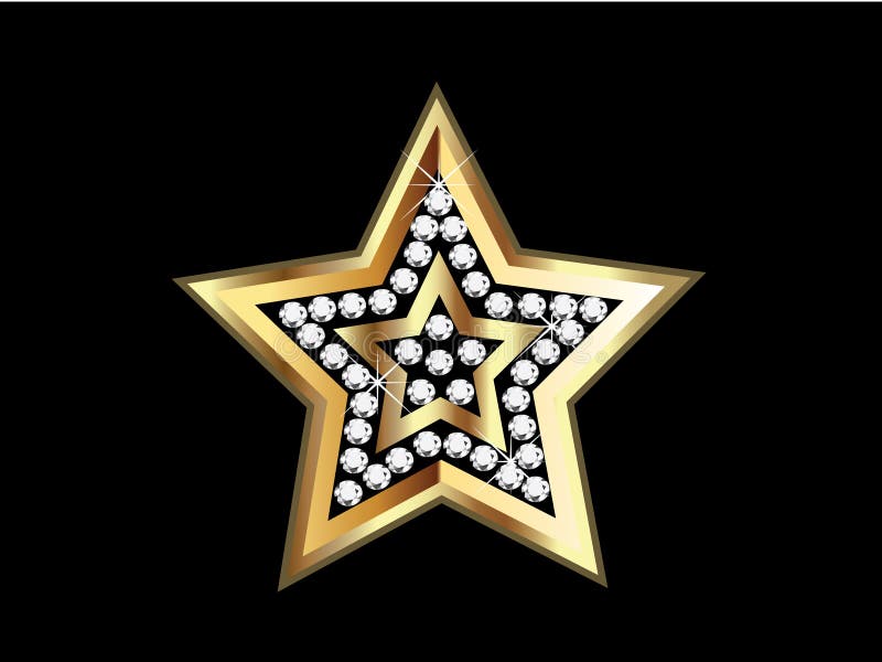 Star bling stock vector. Illustration of idol, beautiful - 14675521