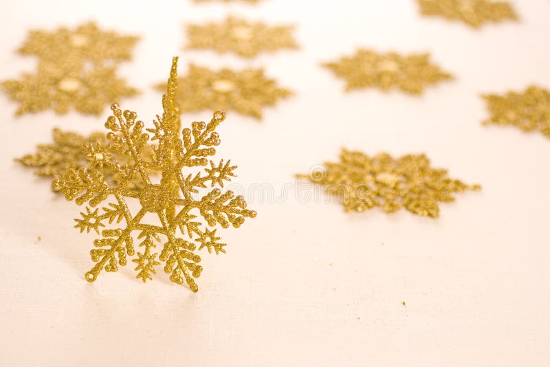 Gold star stock image. Image of snowflake, natural, flakes - 17710669