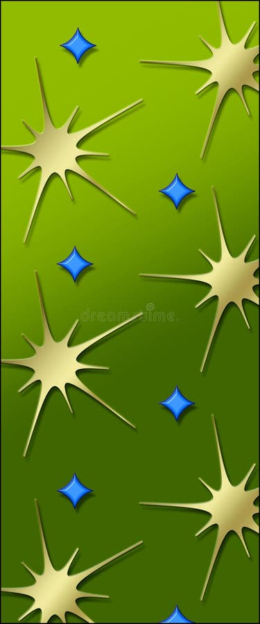 Retro Gold star bursts stock illustration. Illustration of colorful ...