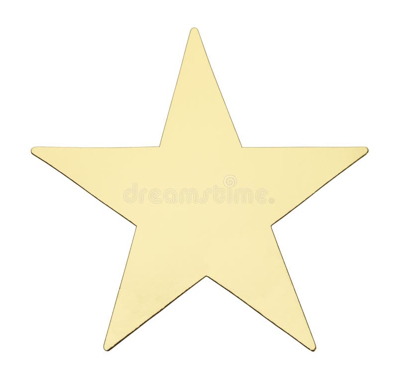 Gold Star stock photo. Image of white, symbol, sign, brushed - 36269118
