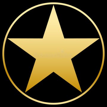 Gold Star Gold Circle Stock Illustrations – 50,766 Gold Star Gold ...