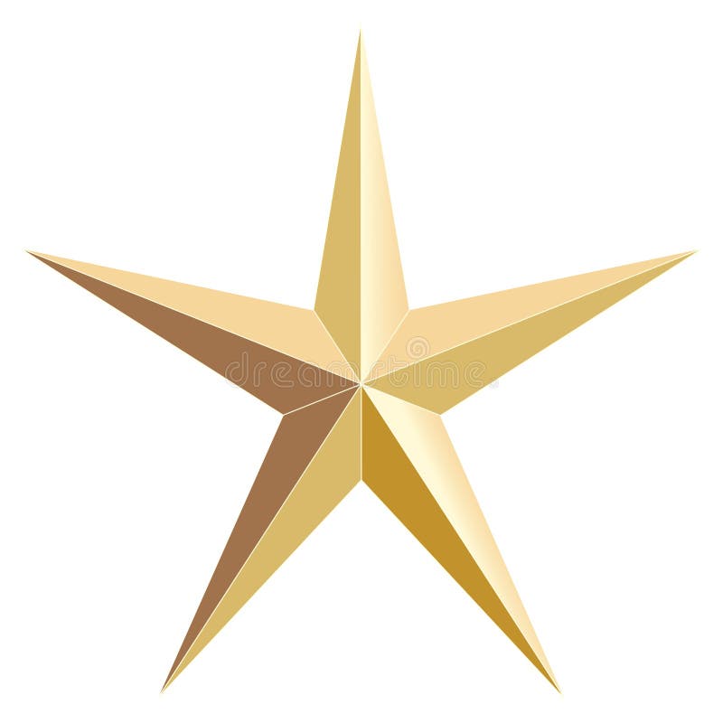 Single Gold Star Stock Illustrations – 7,055 Single Gold Star Stock ...
