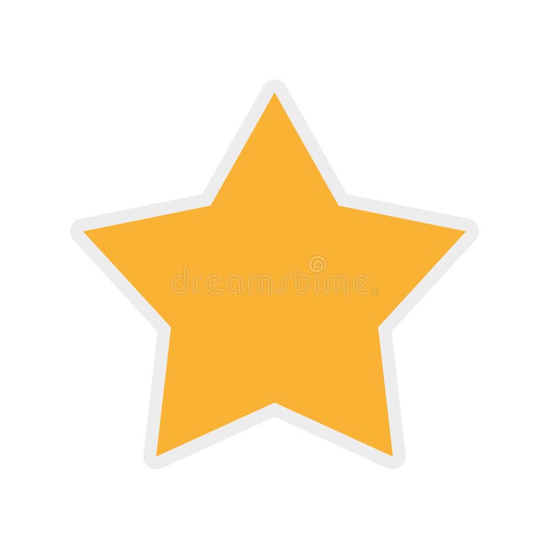 Gold Star Icon. Insignia Design. Vector Graphic Stock Illustration ...