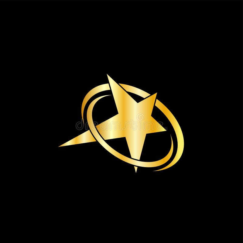 Gold Star Icon Template Vector Illustration Design Stock Vector ...