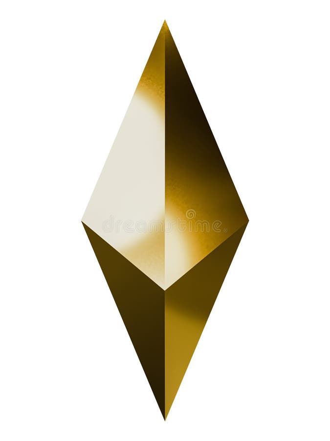 Gold Star Isolated on White Background Stock Illustration ...