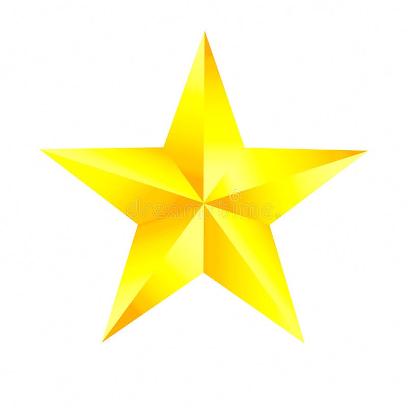 Gold star stock illustration. Illustration of ornament - 99403044