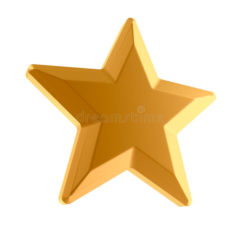 Gold star stock illustration. Illustration of xmas, object - 21605452