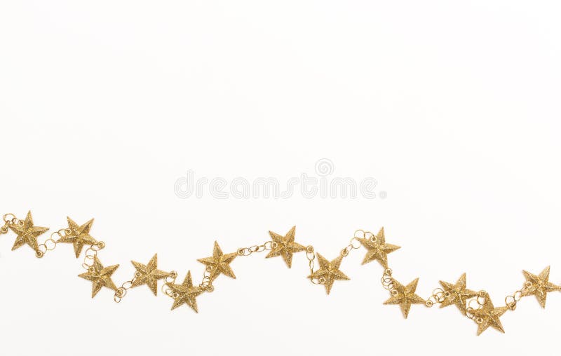 Gold star string stock image. Image of christmas, holiday - 161232023