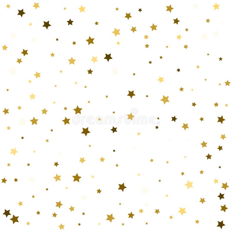 Gold Stars. Golden Stars Pattern Stock Vector - Illustration of vector ...