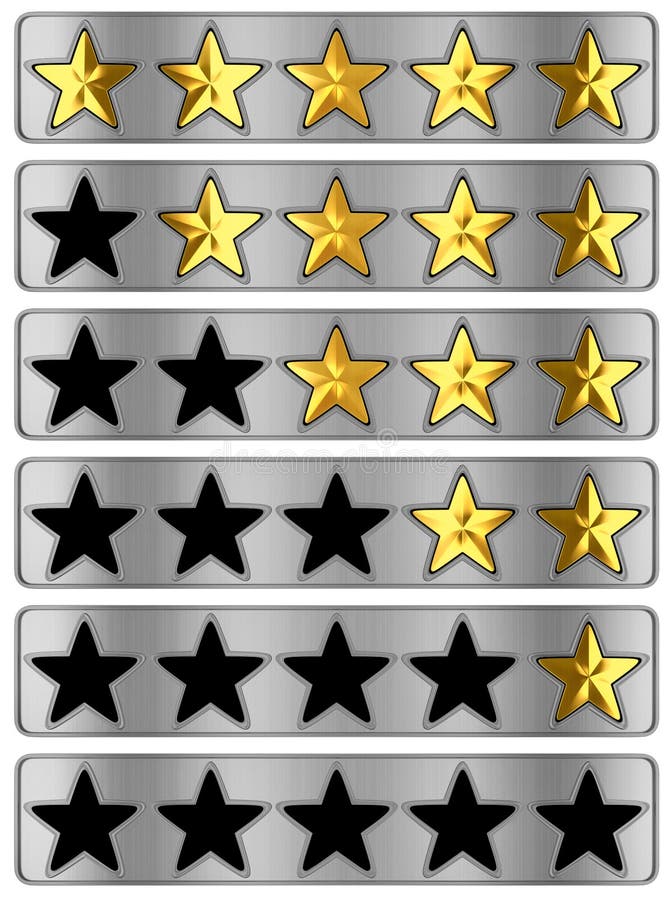 Five gold stars stock illustration. Illustration of five - 84207294