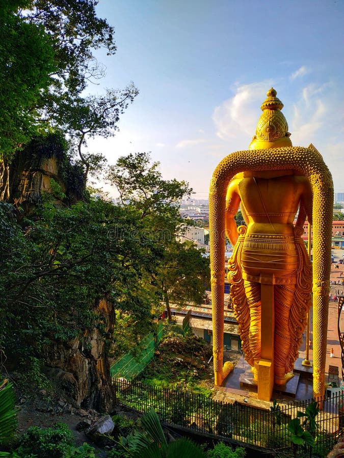 Gold Statue at Hinduism Temple Stock Image - Image of religion ...