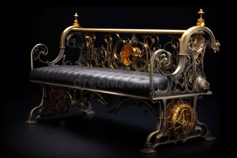 Steampunk Bench Stock Illustrations – 32 Steampunk Bench Stock ...