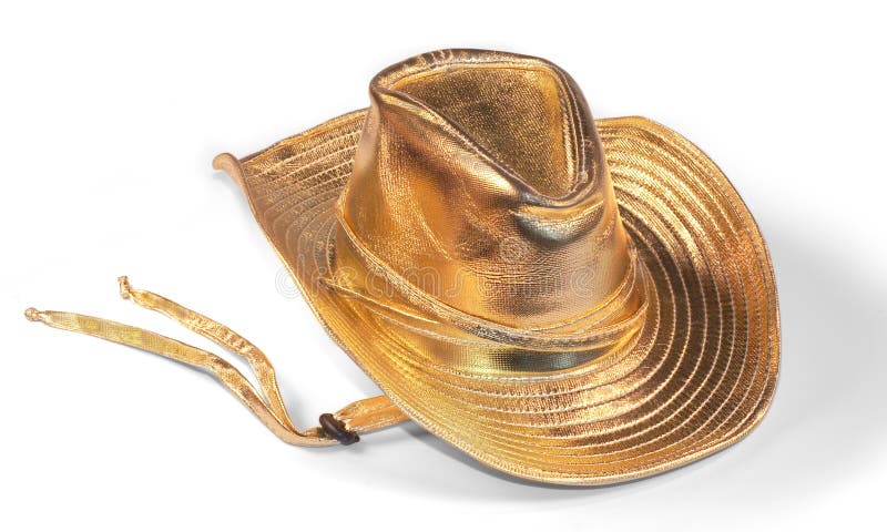 Gold stetson stock photo. Image of dream, lame, stetson - 21141782