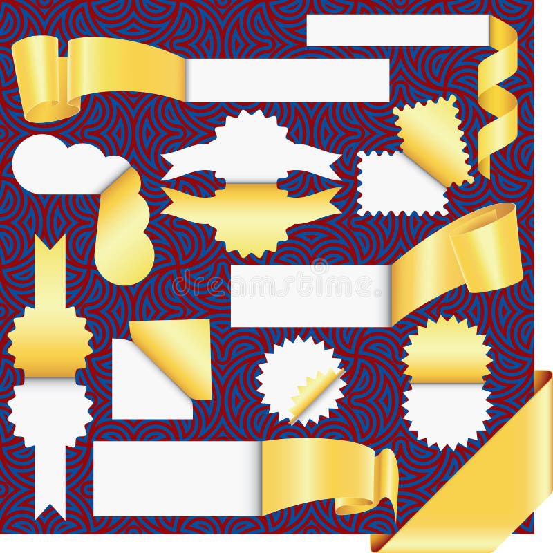 Gold Star Stickers Stock Illustrations – 1,851 Gold Star Stickers Stock ...