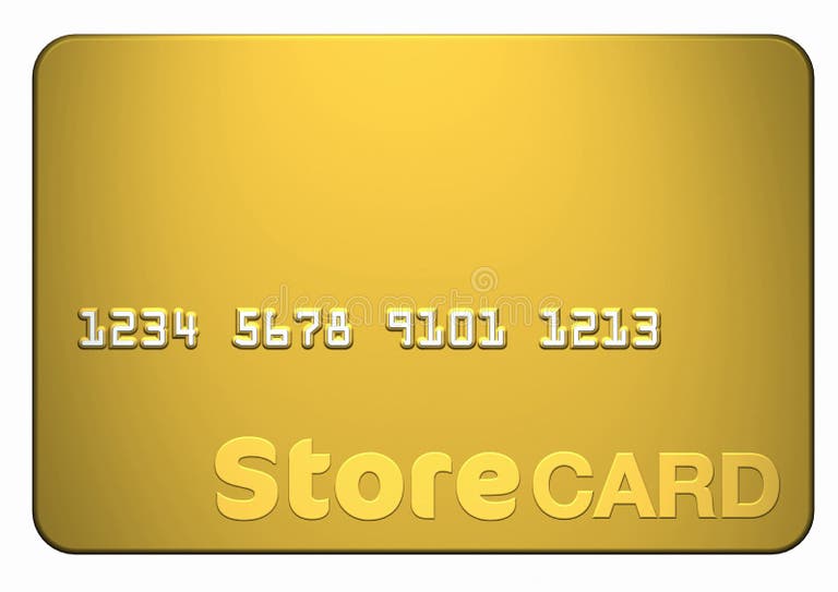 Gold Store Card stock illustration. Illustration of gold - 8308676