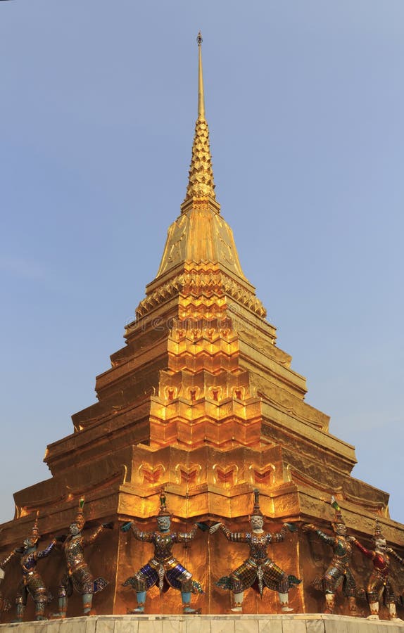 Gold stupa stock photo. Image of spirituality, buddhist - 25067816