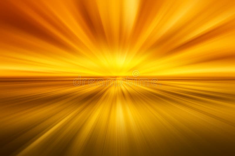 Gold Sunburst Abstract Background Stock Illustration - Illustration of ...