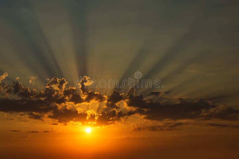 Red sunset sky stock photo. Image of dusk, colorful, cloudy - 62377206