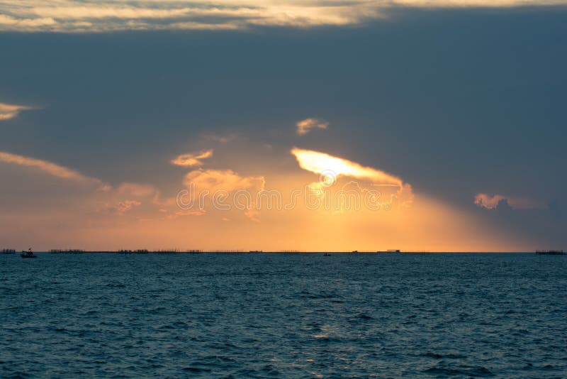 Gold sunset of sunlight stock photo. Image of beautiful - 42502424