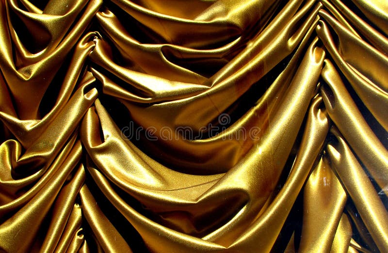 Gold Swag Curtain Picture. Image: 84966665