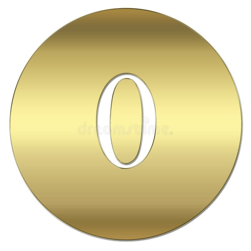 Golden Framed Number 1 stock illustration. Illustration of golden - 3052244