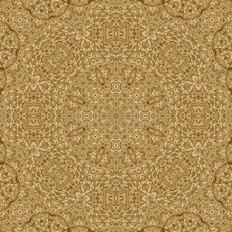 Gold Symmetry Pattern and Geometric Golden Design, Line Textile Stock ...