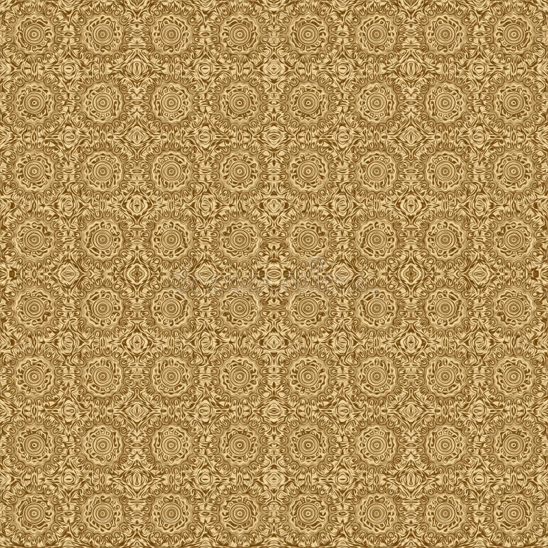 Gold Symmetry Pattern and Geometric Golden Design, Yellow Stock ...