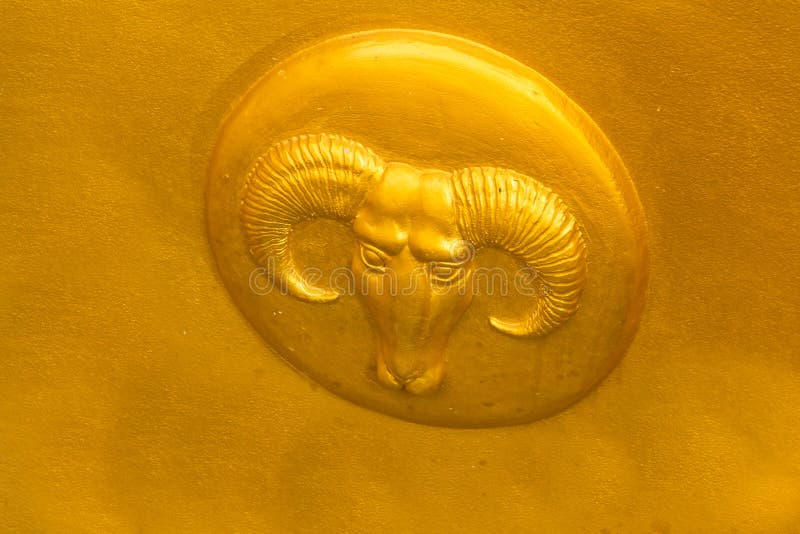 Gold Taurus symbol stock image. Image of bullfight, color - 40360991