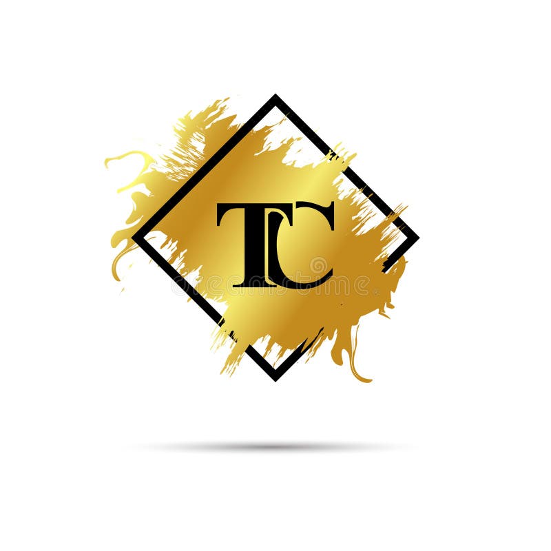Gold TC Logo Symbol Vector Art Design Stock Illustration - Illustration ...
