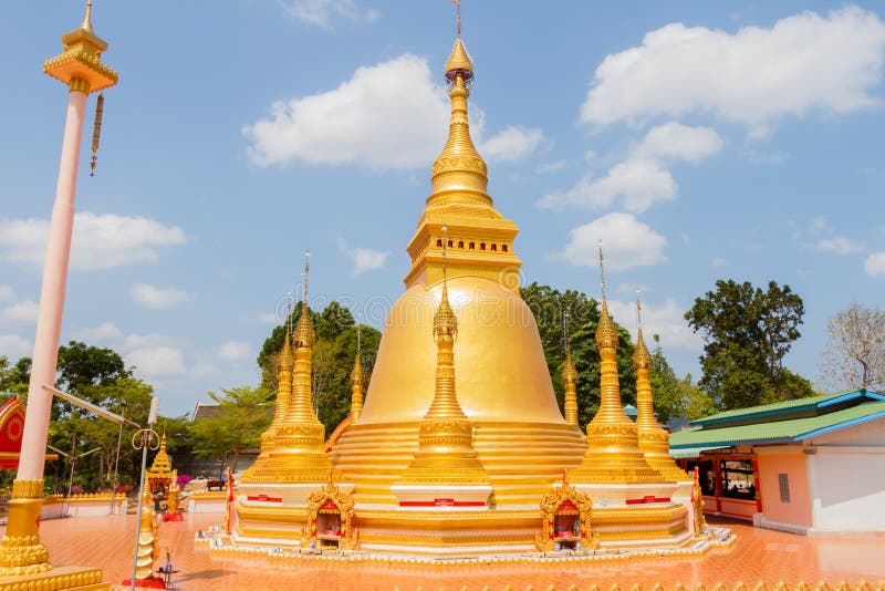 Gold temple stock image. Image of traditional, religion - 39324661