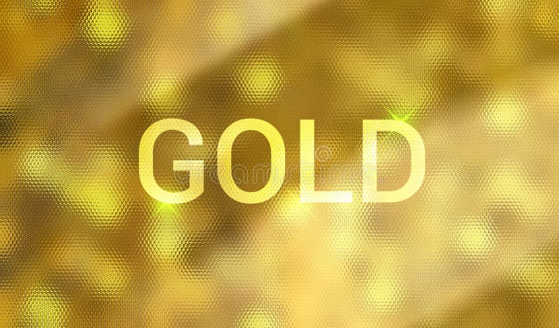 Gold Text Abstract Background. Bullion Header Template Stock ...