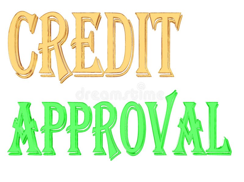Gold Text Auto Credit Approved White Background Stock Illustrations – 4 ...